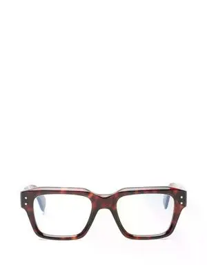 CUTLER & GROSS Square-frame Eyeglasses - Brown