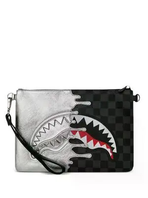 SPRAYGROUND Spectre Crossover Clutch Bag - Silver