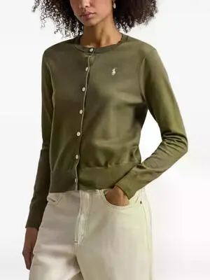 Polo Ralph Lauren Embroidered Logo Cardigan