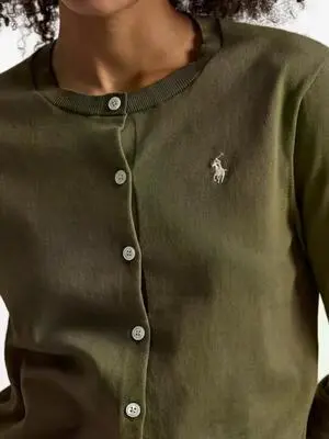 Polo Ralph Lauren Embroidered Logo Cardigan