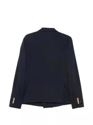 DANIELE ALESSANDRINI Double-breasted Textured-finish Blazer