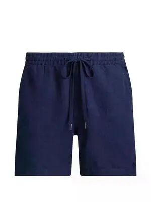 Polo Ralph Lauren Embroidered Drawstring Shorts - Blue