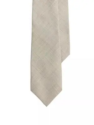 Ralph Lauren Purple Label Woven Cashmere-silk Tie - Grey