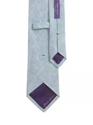 Ralph Lauren Purple Label Linen-blend Délavé Tie