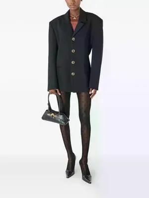 MARINE SERRE Tailored Wool Serge Jacket With Gold Buttons