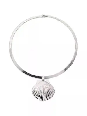 JENNIFER BEHR Dune Shell-pendant Necklace - Silver