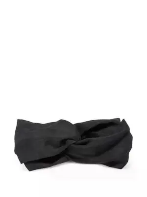 JENNIFER BEHR Jordan Knot-detail Head Wrap - Black