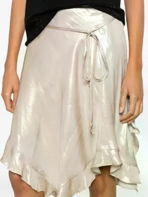 Zadig&Voltaire Asymmetric Ruffled Midi Skirt