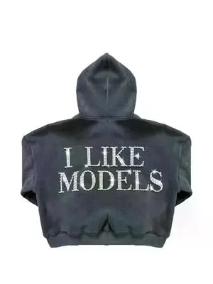77 STUDIOS Skyami Rhinestone Embellished Hoodie