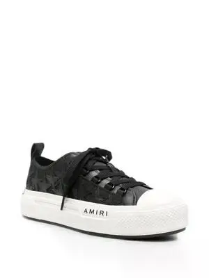 Amiri Stars Court Sneakers - Black