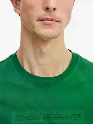 Armani Exchange Logo-debossed T-shirt