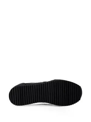 EA7 Logo Print Panelled Sneakers