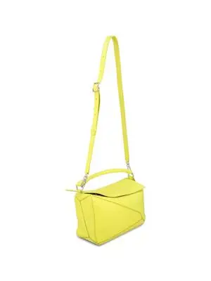 Loewe Small Featherlight Puzzle Tote Bag - Yellow