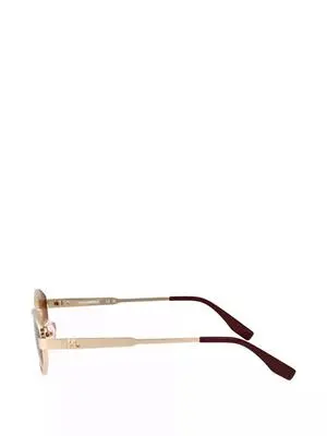 Karl Lagerfeld Geometric Frame Monogram Sunglasses