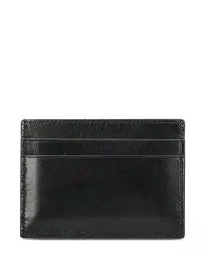 Loewe Switch Logo-debossed Leather Card Holder - Black