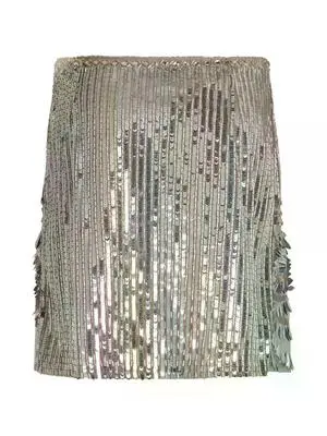 Alberta Ferretti Sequin Embellished Mini Skirt