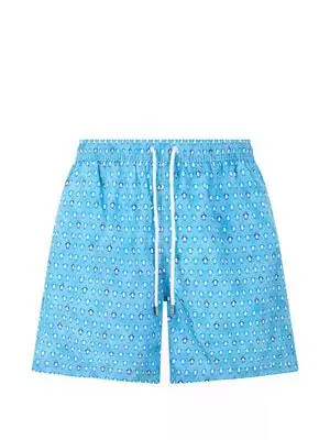 Fedeli Penguin Print Swim Shorts