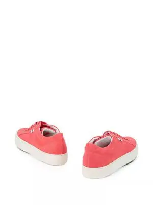 Fedeli Low-top Cotton Sneakers - Red