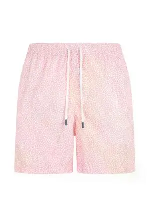 Fedeli Geometric Print Swim Shorts