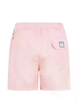 Fedeli Geometric Print Swim Shorts