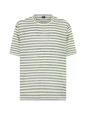 Fedeli Striped Linen T-shirt