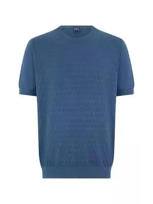 Fedeli Diamond-knit T-shirt