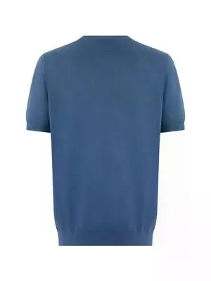 Fedeli Diamond-knit T-shirt
