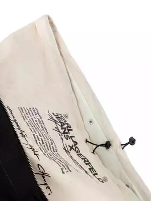 Karl Lagerfeld Logo-patch Pocket Tote Bag
