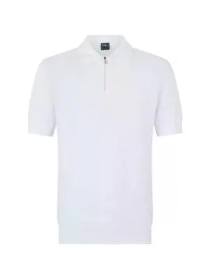 Fedeli Zip-fastening Knit Polo Shirt