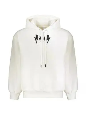 Neil Barrett Graphic Print Drawstring Hoodie