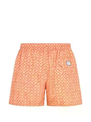 Fedeli Patterned Swim Shorts