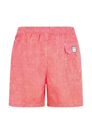 Fedeli Geometric Print Swim Shorts