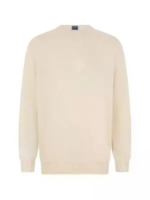 Fedeli Cashmere Crew Neck Sweater - Neutrals