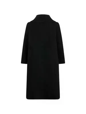 Moschino Elegant Logo-button Flared-sleeve Coat