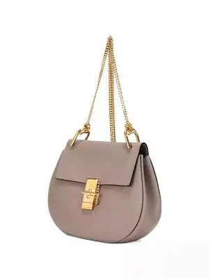 Chloé Drew Shoulder Bag - Grey