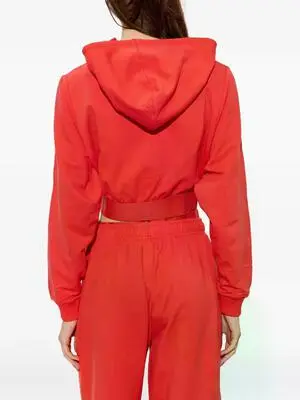 DIESEL® Logo Tape Cropped Hoodie