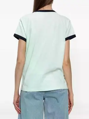 Zadig&Voltaire Walk Logo-print Ringer T-shirt - Blue