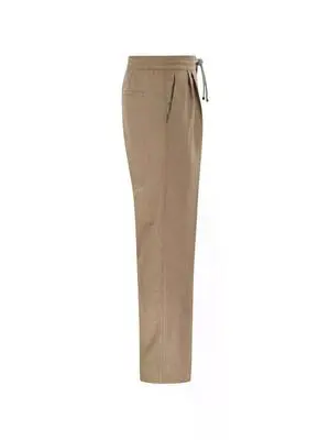 Brunello Cucinelli Pleated Drawstring Trousers
