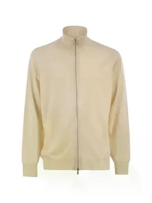 Brunello Cucinelli High-neck Cardigan - Neutrals