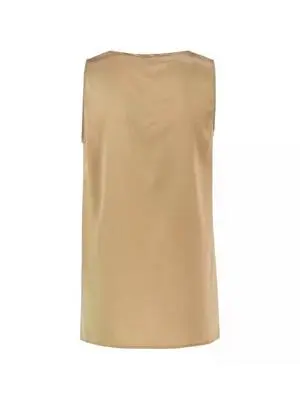 Antonelli Firenze Sleeveless Satin-finish Top