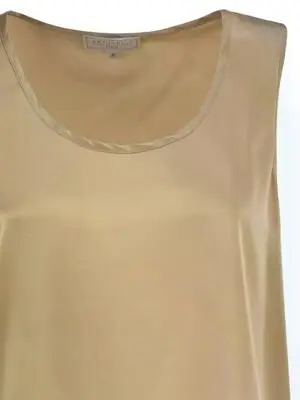 Antonelli Firenze Sleeveless Satin-finish Top