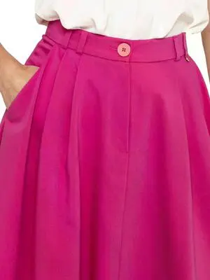 NISSA High-waisted Cotton Midi Skirt
