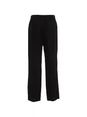 AMARANTO Drawstring-waist Pleated Trousers