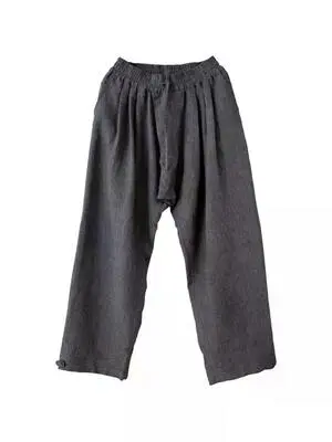 JAN JAN VAN ESSCHE Striped-pattern Trousers - Grey