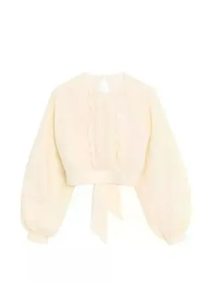 Valentino Garavani Lace Up Blouses