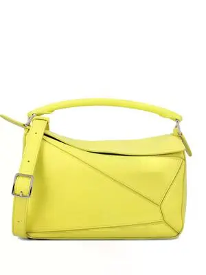 Loewe Small Leather Tote Bag - Yellow