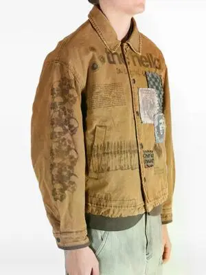 SAITOS Patch-detail Button-down Jacket