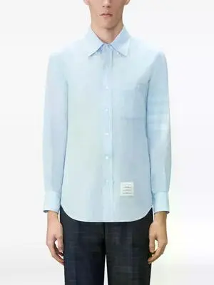 Thom Browne 4-bar Linen Shirt