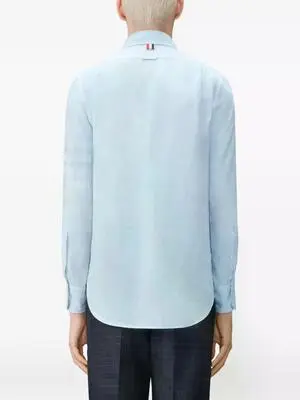 Thom Browne 4-bar Linen Shirt