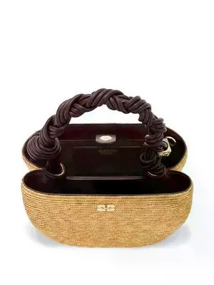 GANNI Braided-handle Tote Bag